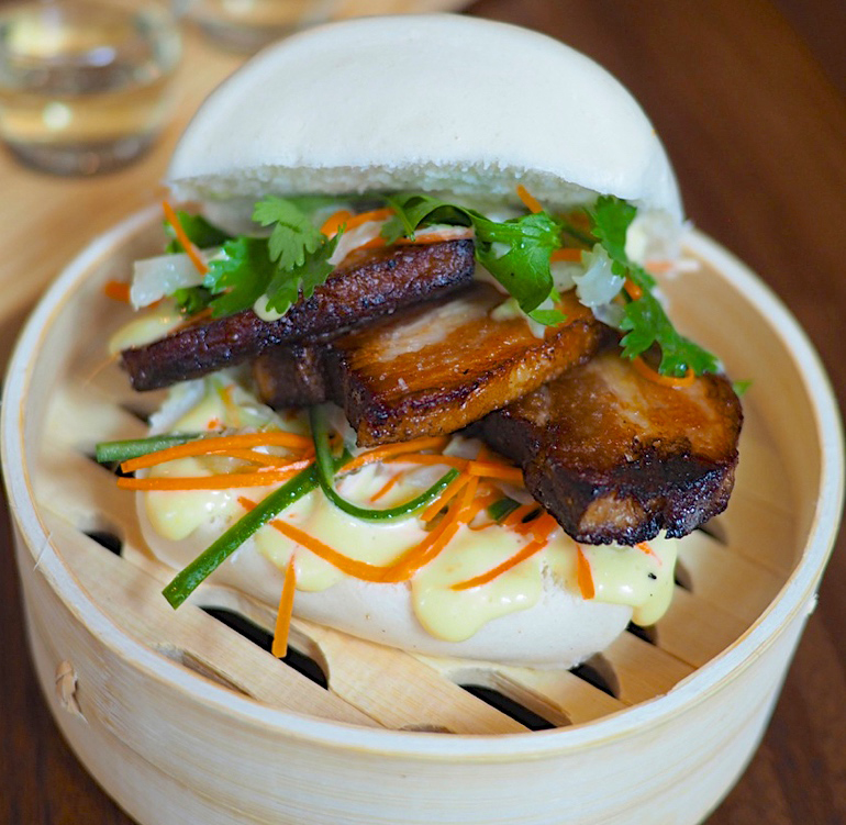 Eating Pork Belly Bao Buns & Sipping Cheap Margaritas At Pidgin On ...