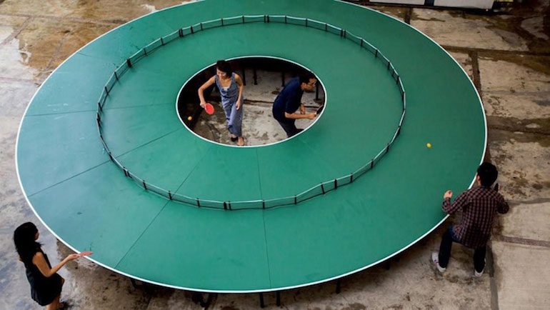 Circular Ping Pong Table For Fun, Crazy Multiplayer Rallies – Scout ...
