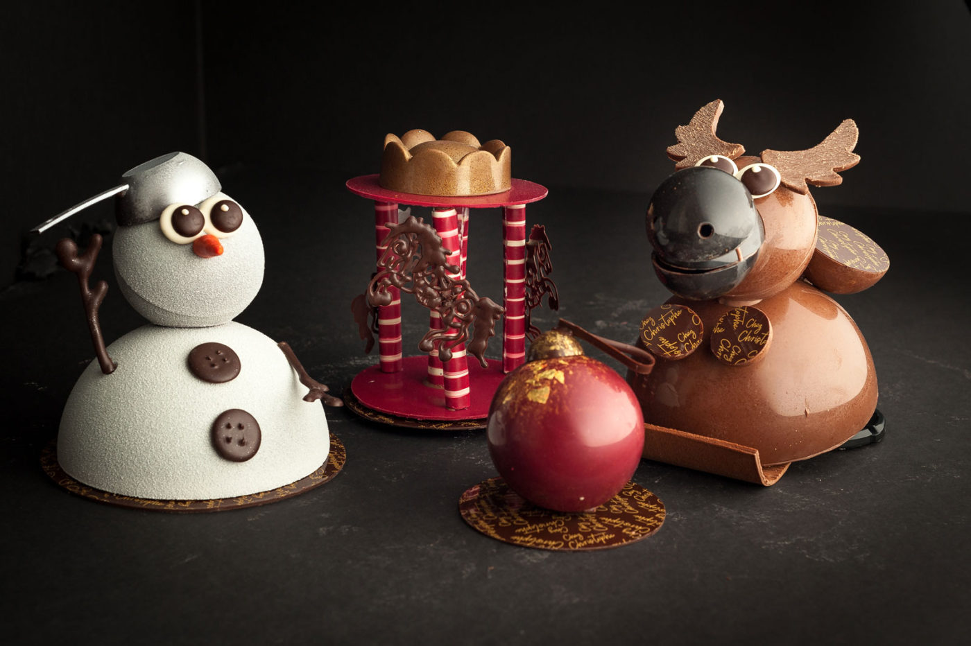 Chez Christophe Primed for Holiday Season With Unique Chocolate Art ...
